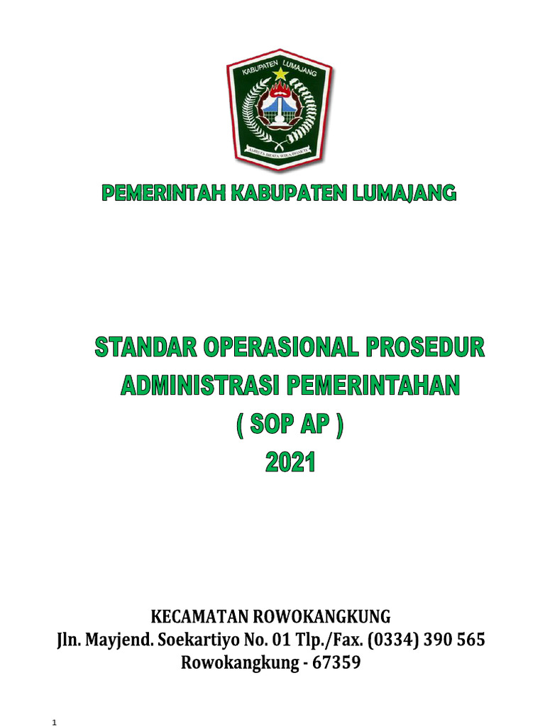 Sop AP 2021 Baru | PDF