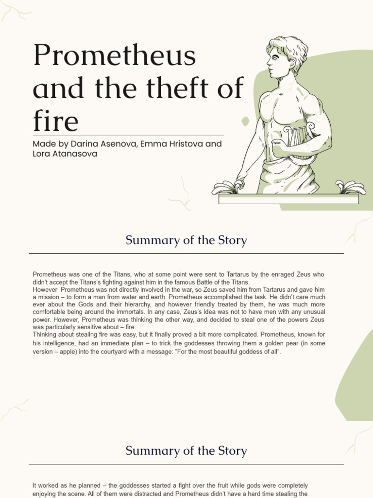 Prometheus and The Theft of Fire | PDF | Prometheus | Planets