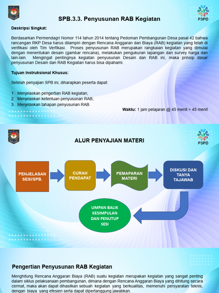 Pb.3.3 Penyusunan Rab | PDF | Seni