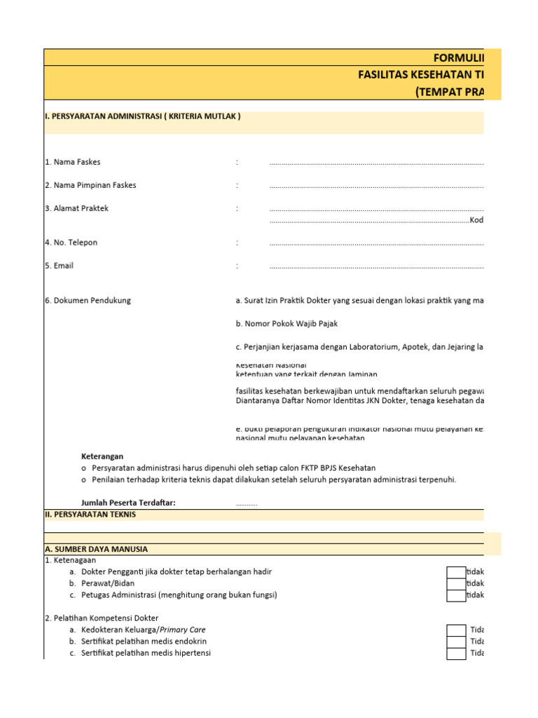 Sa FKTP Tahun 2023 | PDF