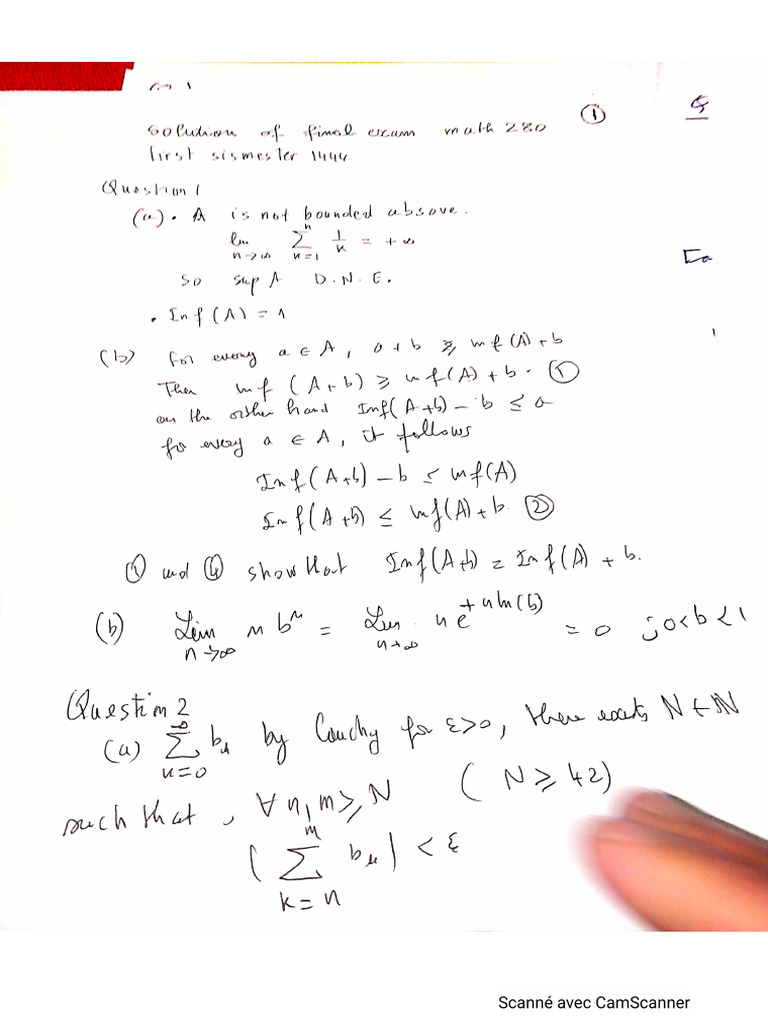 Solution Final Math280 | PDF