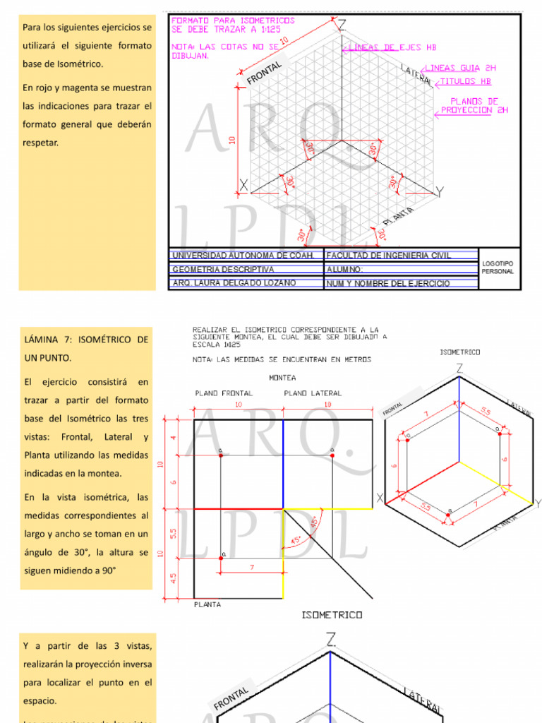 5.1.lamina 7. Isometrico de Un Punto | PDF