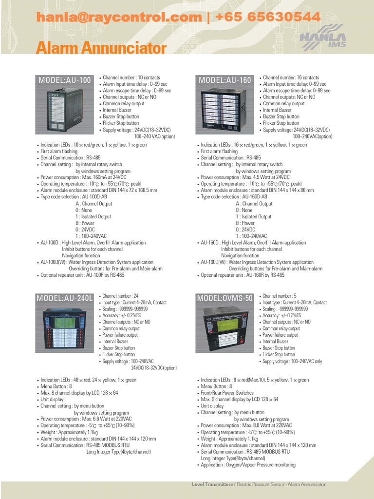 Alarm | PDF | Relay | Switch