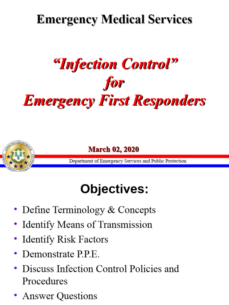 EMS - Infection Control 03-2020 | PDF | Herpes Simplex | Personal ...