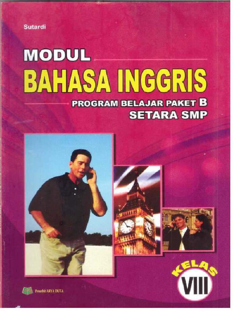 Modul Bahasa Inggris Kejar Paket B Kelas VIII | PDF