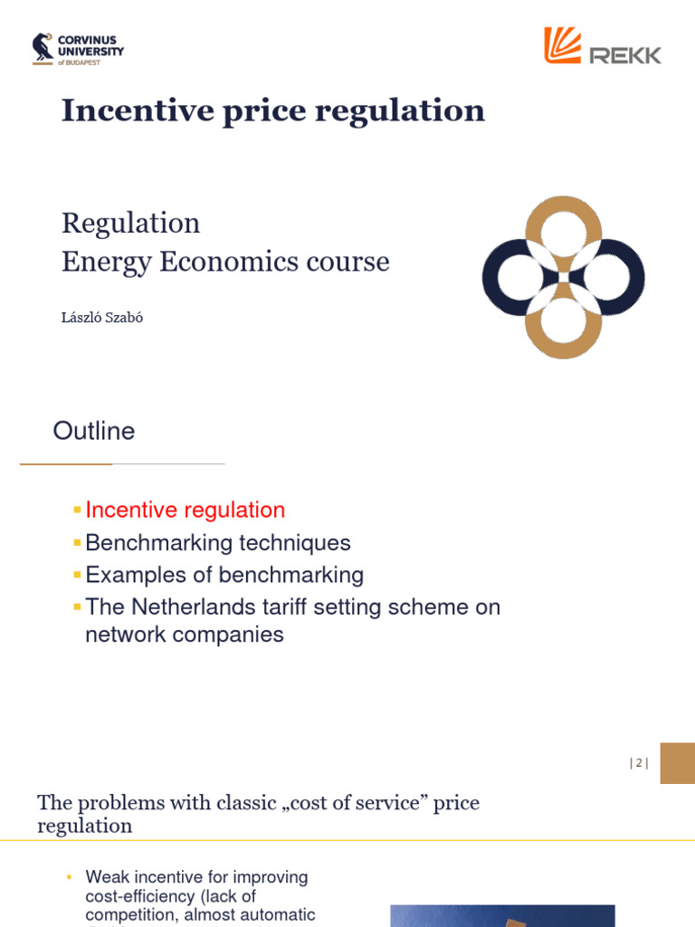 Incentive Price regulation-SZL - 2023 | PDF | Benchmarking | Monopoly