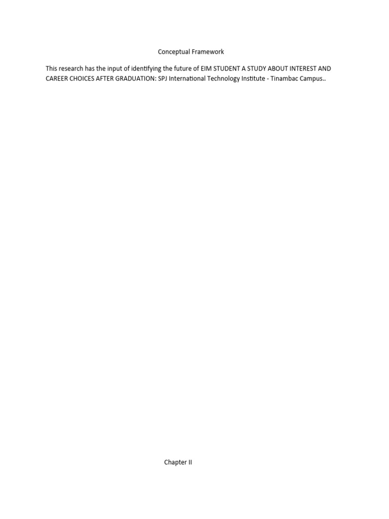 EIM Students' Career Choices Post-Graduation | PDF | Self Efficacy ...