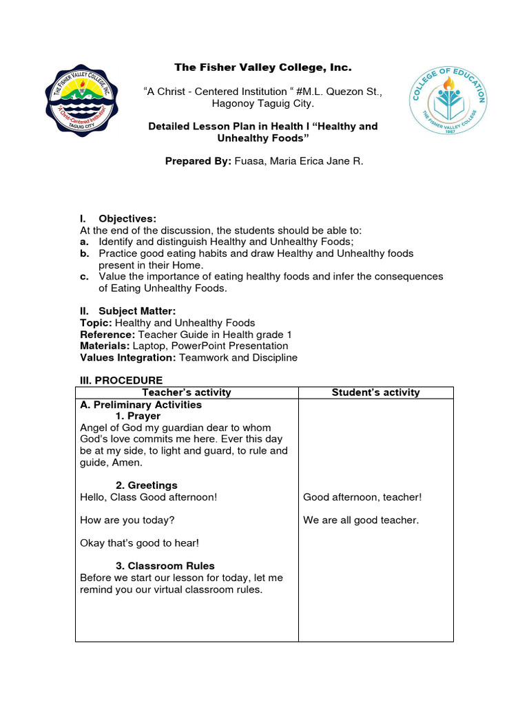 DLP Health Healthy Foods Final | PDF | Healthy Diet | Nutrition