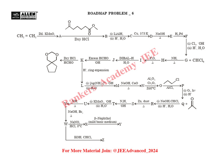 Roadmap Problem - 6 | PDF | Sets Of Chemical Elements | Molecules