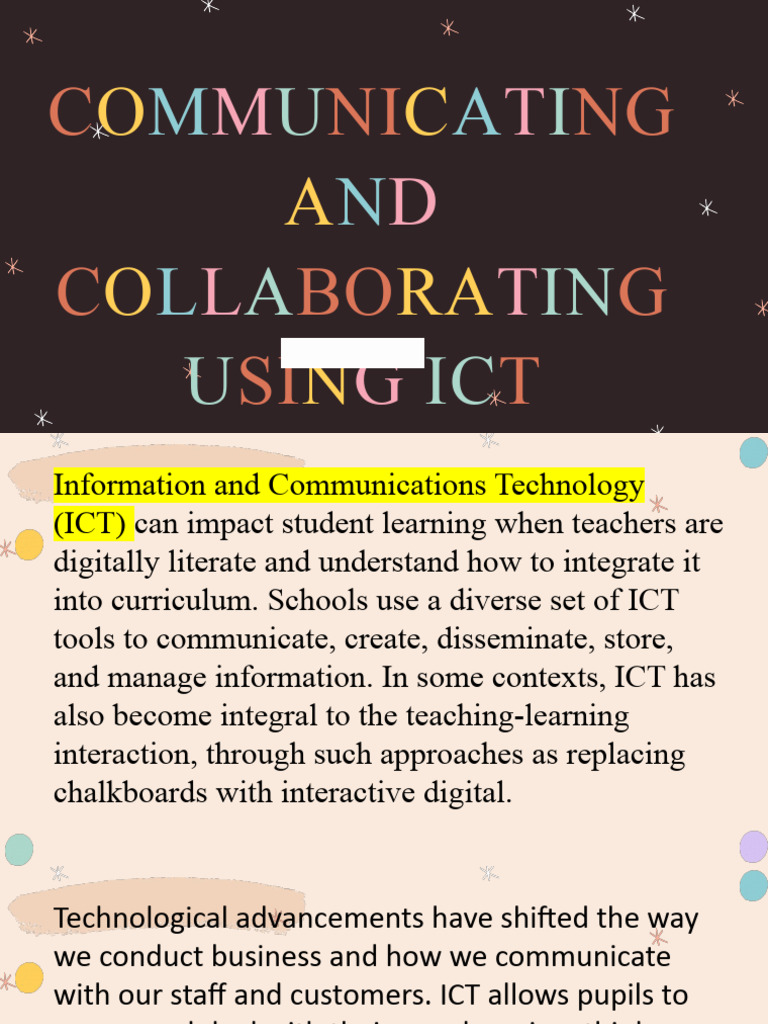 Grade 6 - PPT - Tle-Ict - w4 | PDF | Instant Messaging | Videotelephony