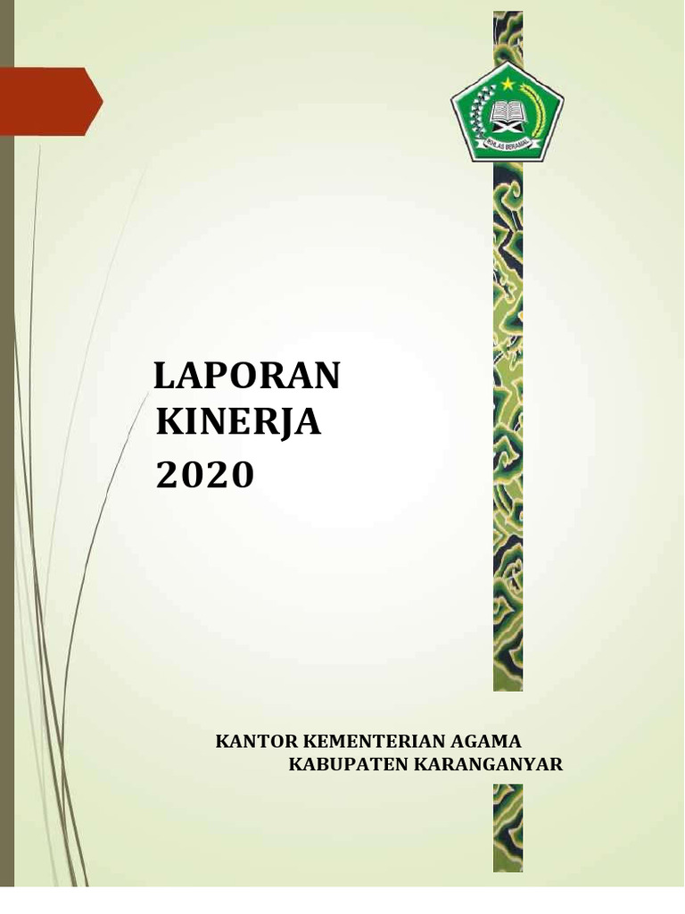 Contoh LAKIP 2020 | PDF