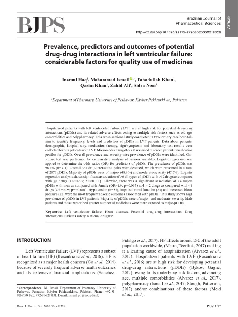 LVF Ddis | PDF | Heart Failure | Adverse Effect