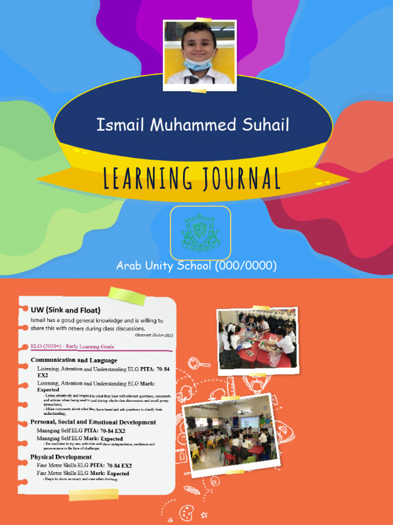 Ismail Muhammed Suhail: Arab Unity School (000/0000) | PDF