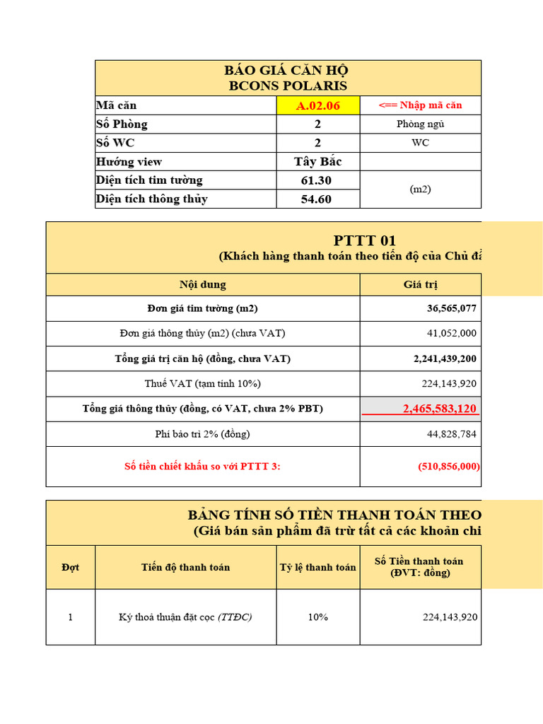 File Check Giá 2410 - Bcons Polaris (TTGC) | PDF