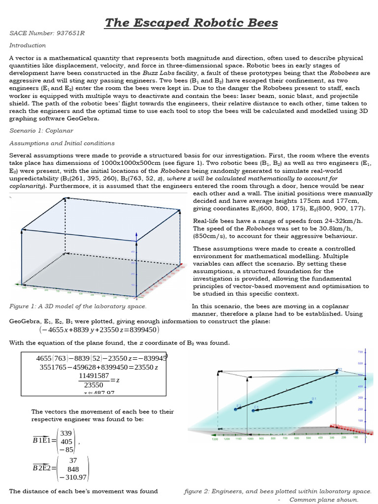 SACE Stage 2 Specialist Math Notes - 3D Vectors | PDF | Euclidean ...