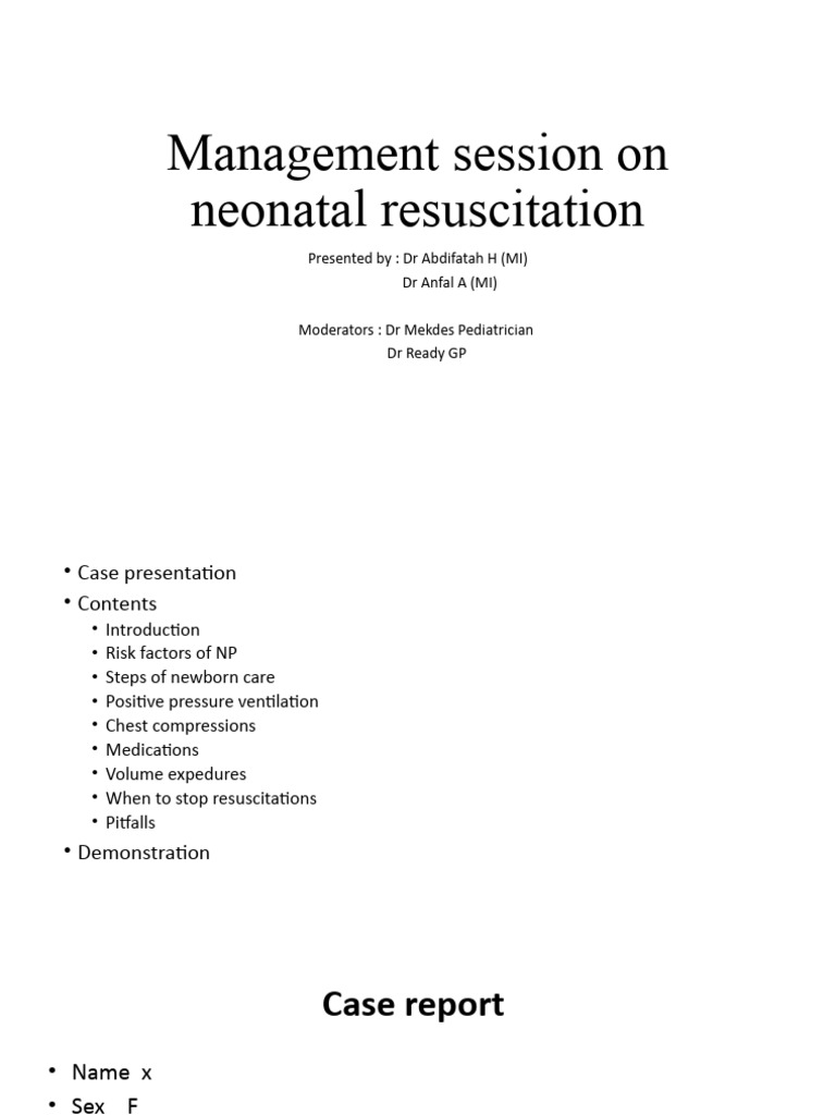 Neonatal Resuscitation | PDF | Cardiopulmonary Resuscitation | Lung