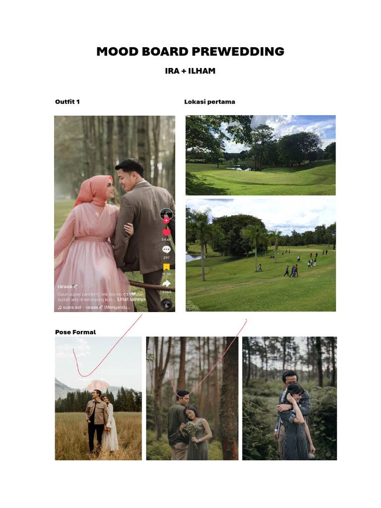 Mood Board Prewedding | PDF