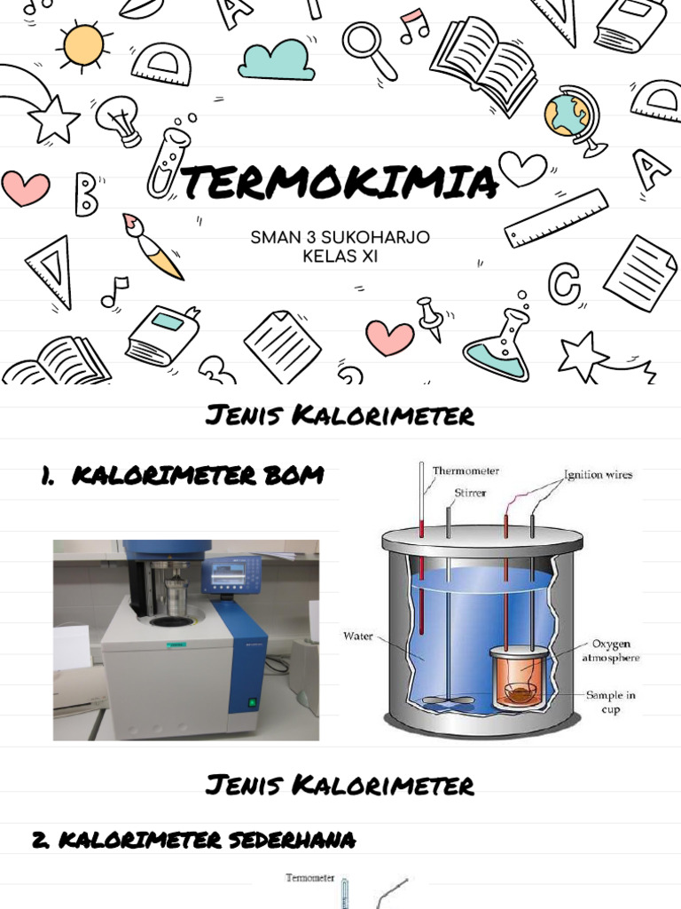Kalorimeter Sederhana dalam Termokimia | PDF