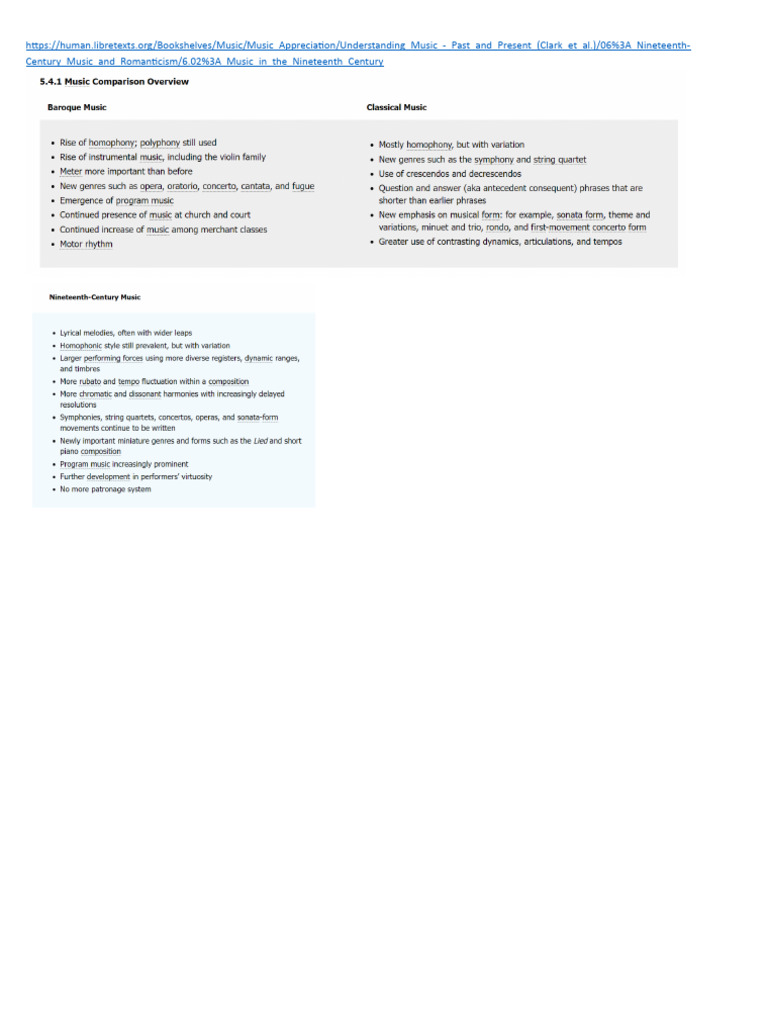 Romantic Era Music Explained | PDF