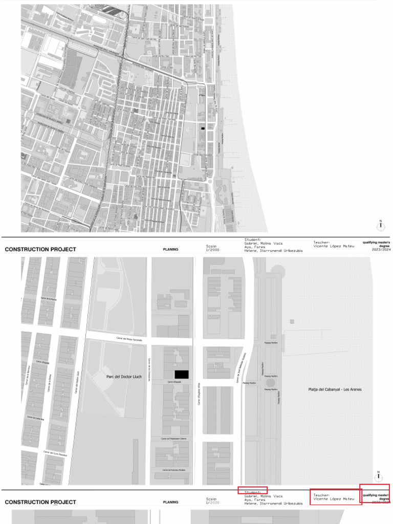 Construction Project Location Map 2023 | PDF