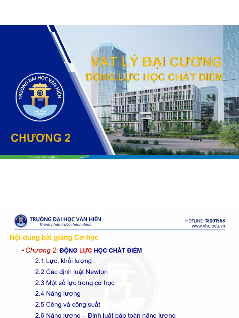 VHU Bai Giang Co Hoc 2 Official | PDF