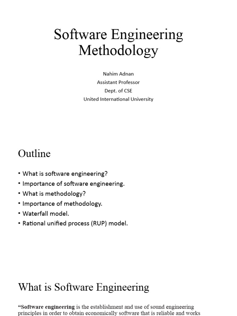 PM Slide1 | PDF | Software Development Process | Engineering