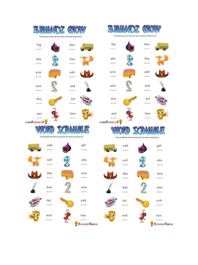 English Club Scrumble Word | PDF