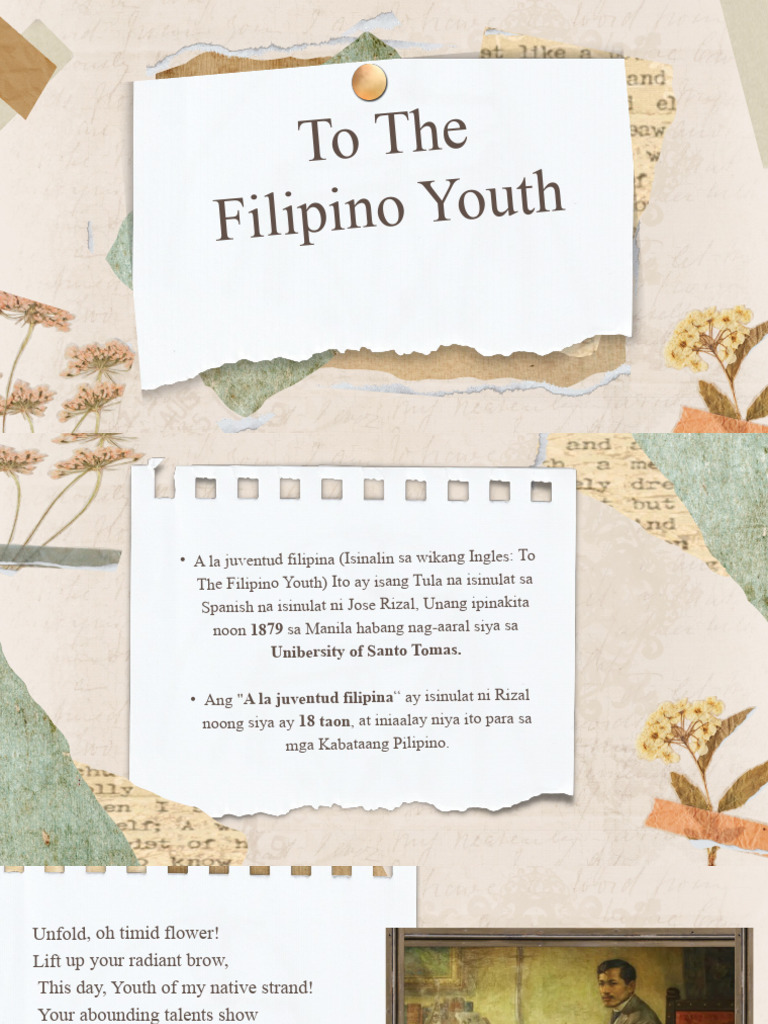 To The Filipino Youth 2b g1 | PDF | Poetry