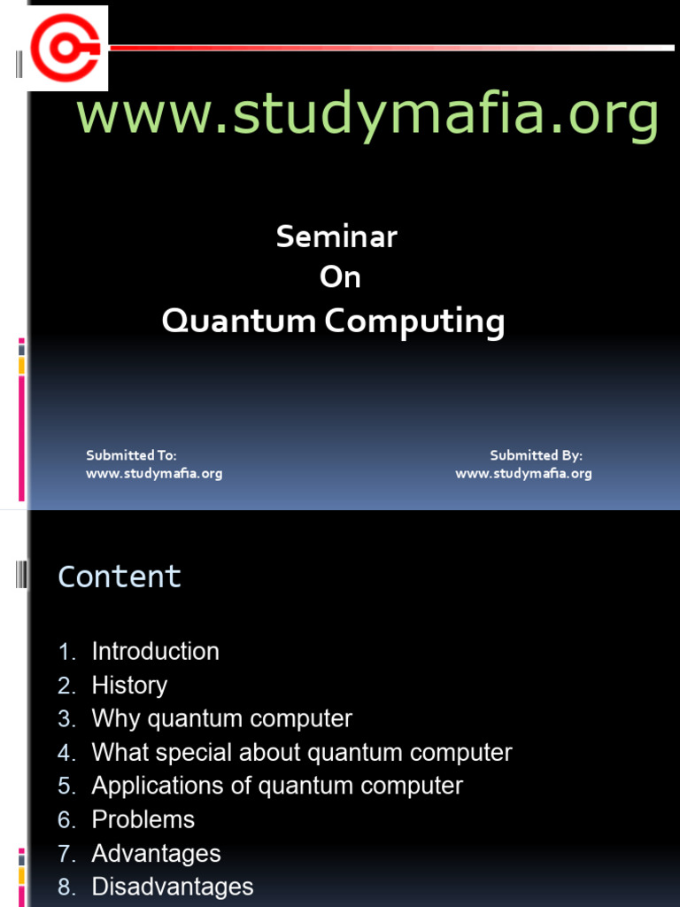 Quantum Computing | PDF | Quantum Computing | Quantum Mechanics