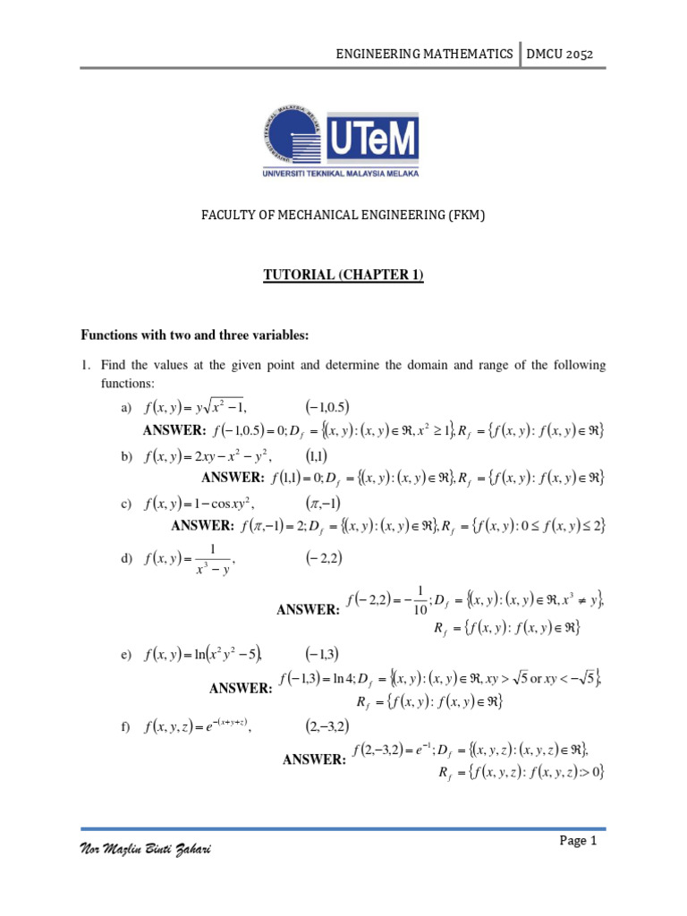 Tutorial (Chapter 1) | PDF | Electrical Resistance And Conductance | Resistor