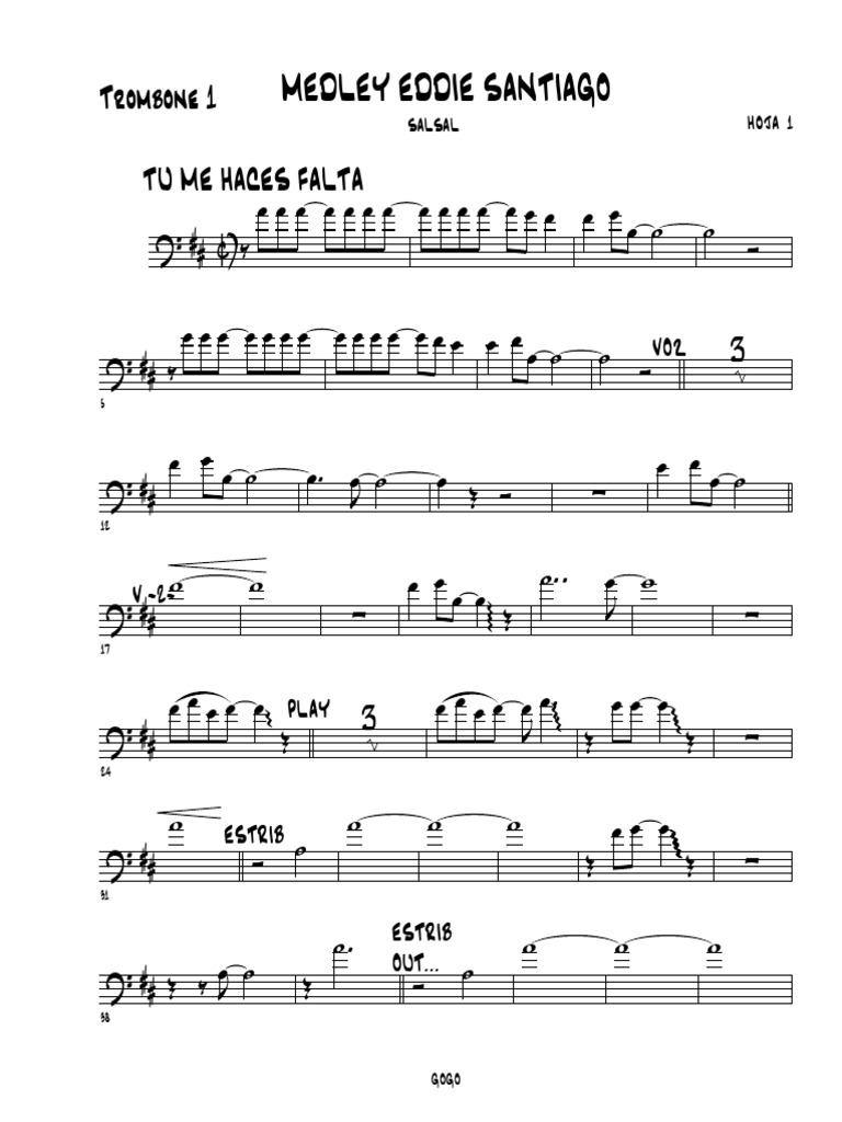 Medley Eddie Santiago Bone 1 | PDF