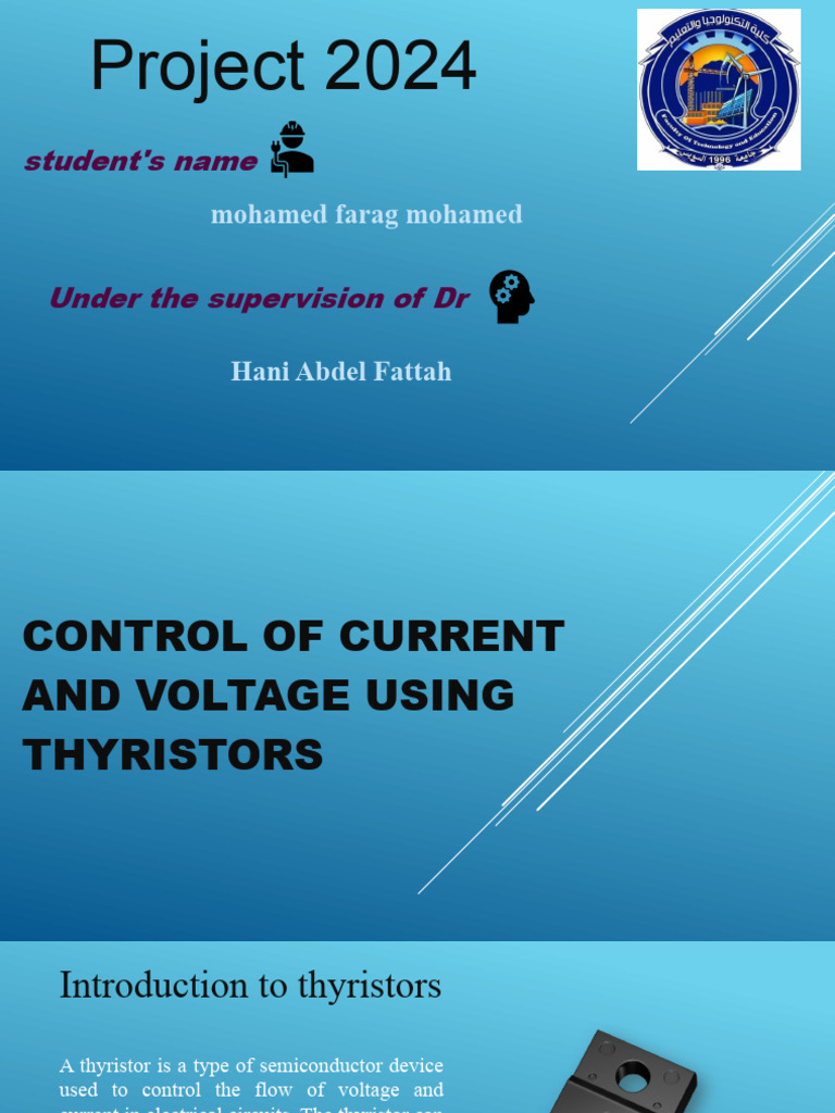 Project 2024 | PDF | Electric Generator | Alternating Current