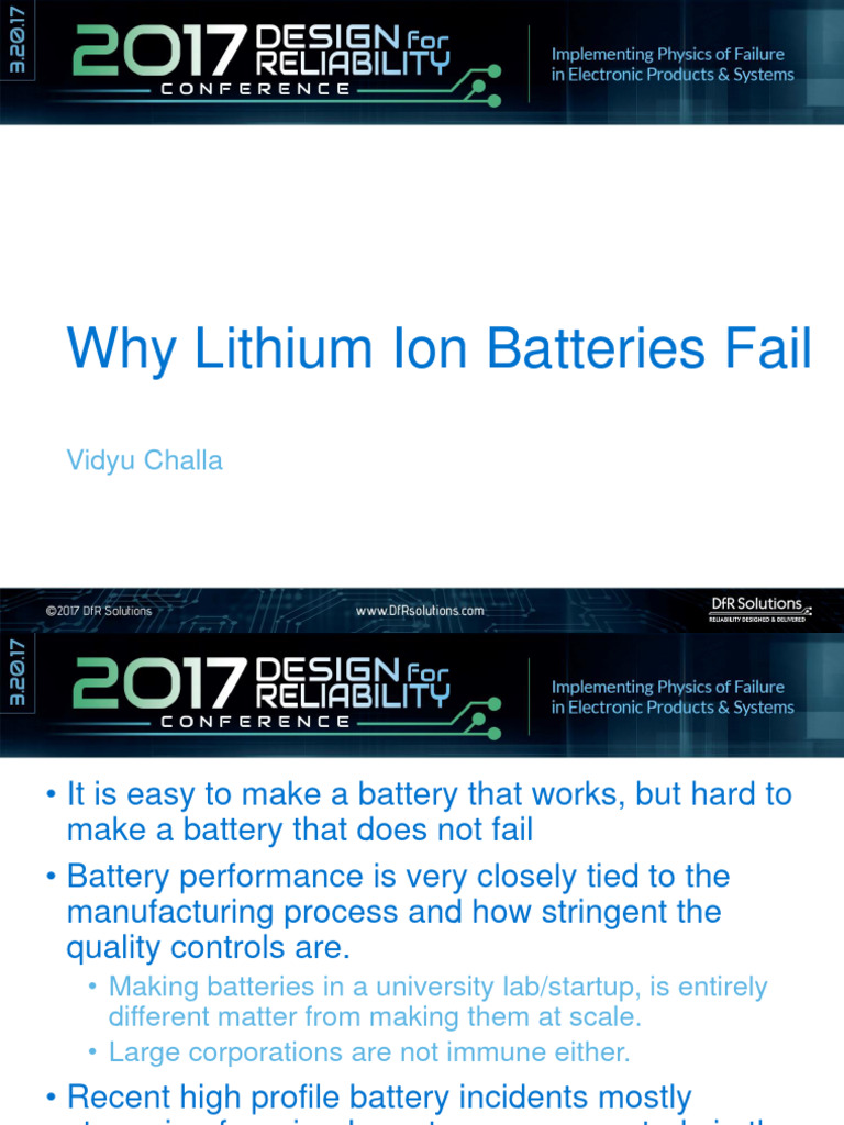 Why Lithium Ion Batteries Fail | PDF | Lithium Ion Battery | Electrode