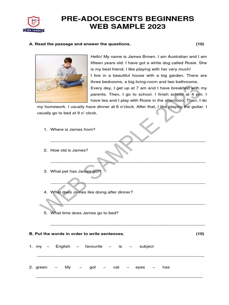 Pabeg Web Sample 2023 | PDF | Plural | Verb