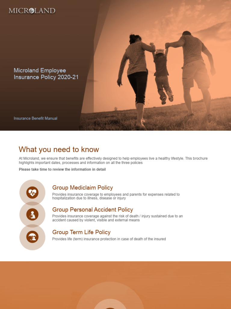 Benefits Manual | PDF | Insurance | Life Insurance