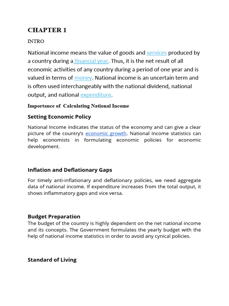 Eco 1 | PDF | Output (Economics) | Gross Domestic Product