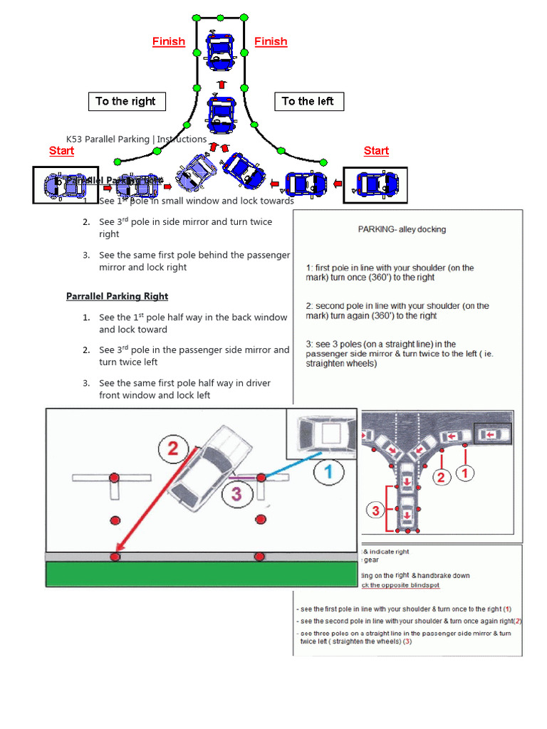 K53 Parallel Parking | PDF
