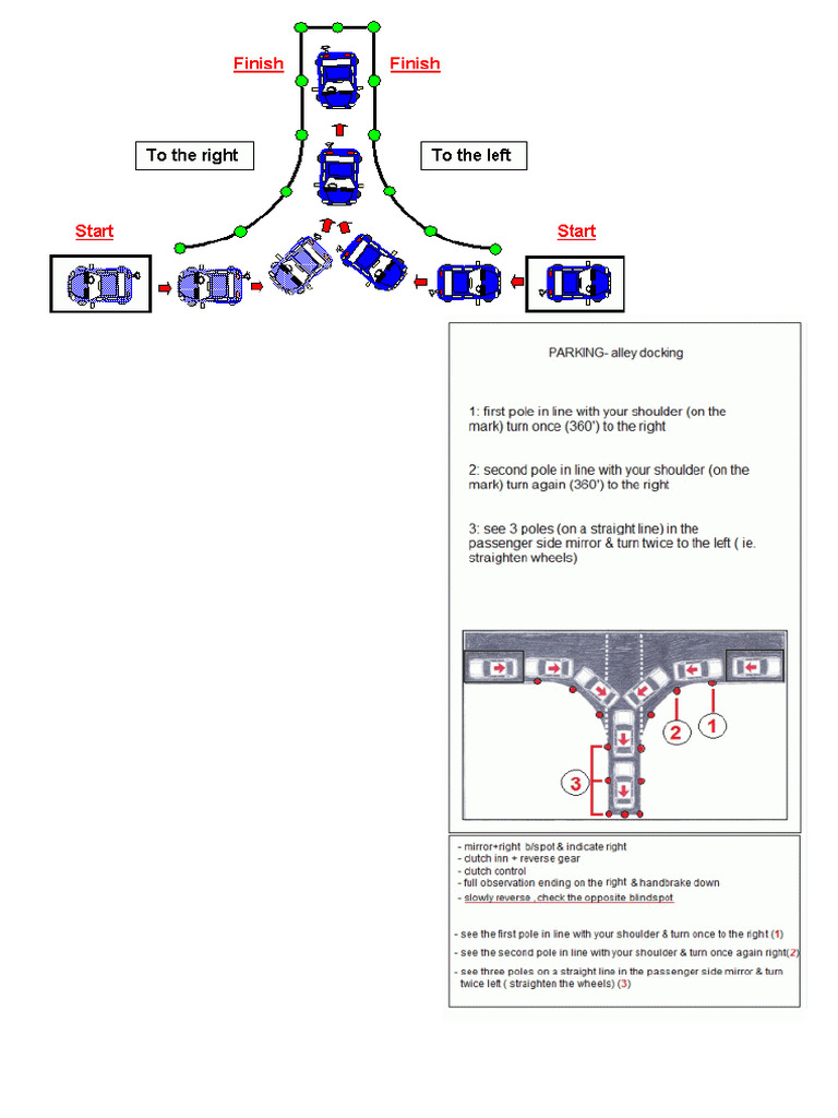 K53 Parallel Parking | PDF