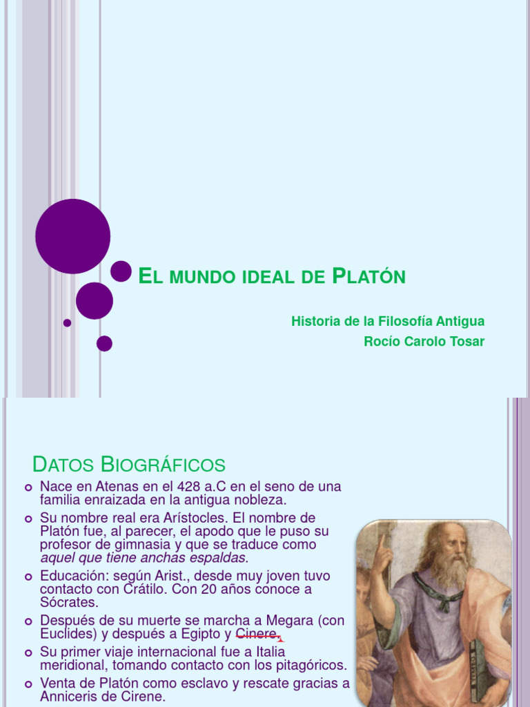 Tema 4 - El Mundo Ideal de Platón | Descargar gratis PDF | Platón ...