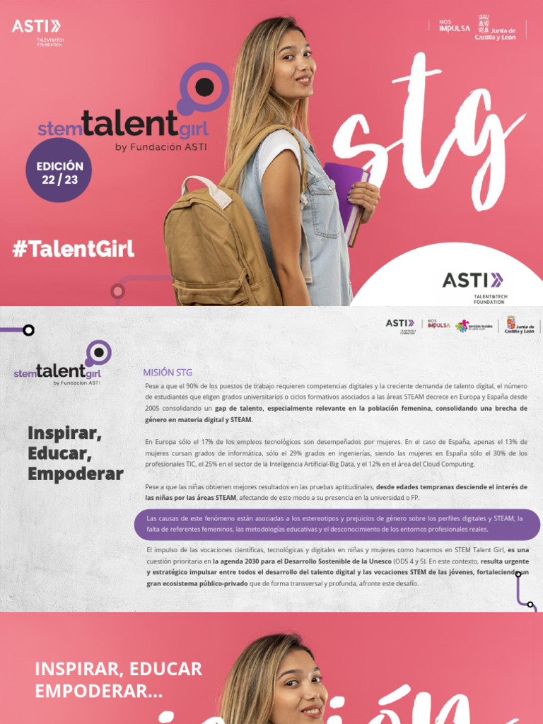 Dossier STG 2023 Centros Educativos | PDF | Ciencia, Tecnología ...