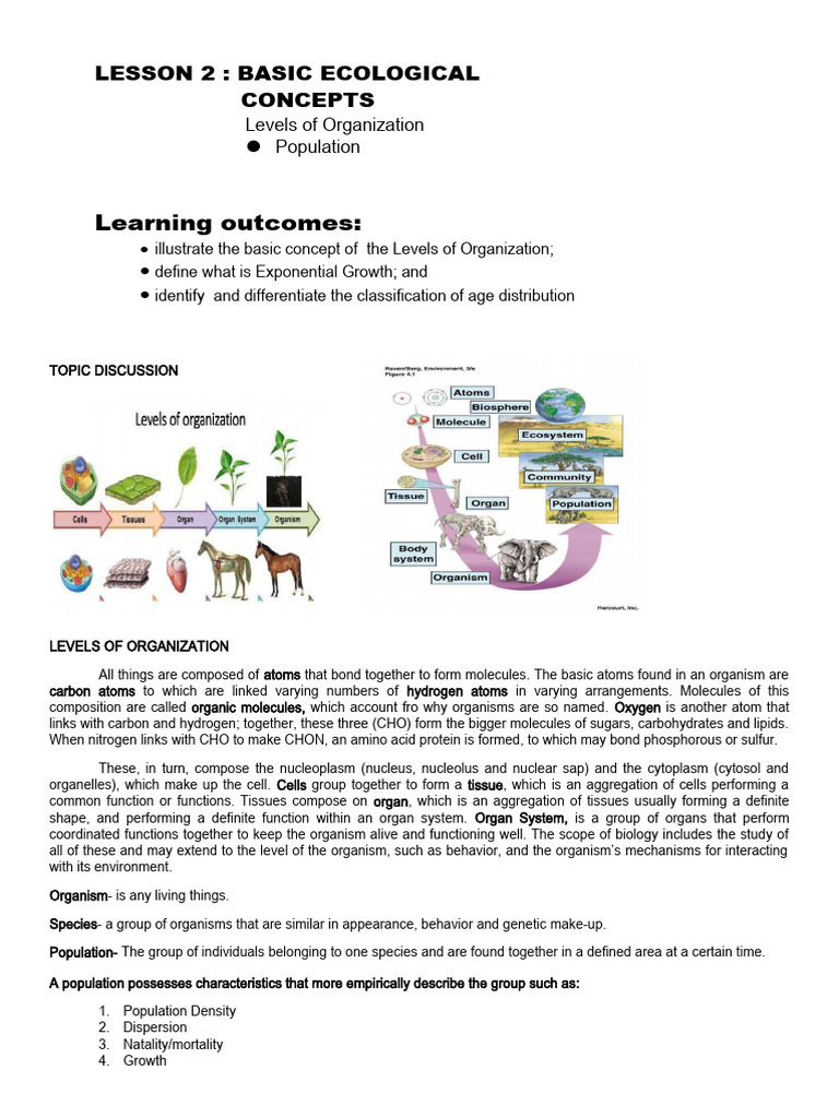 LESSON 2 Asynchronous Task | PDF | Biological Dispersal | Organisms