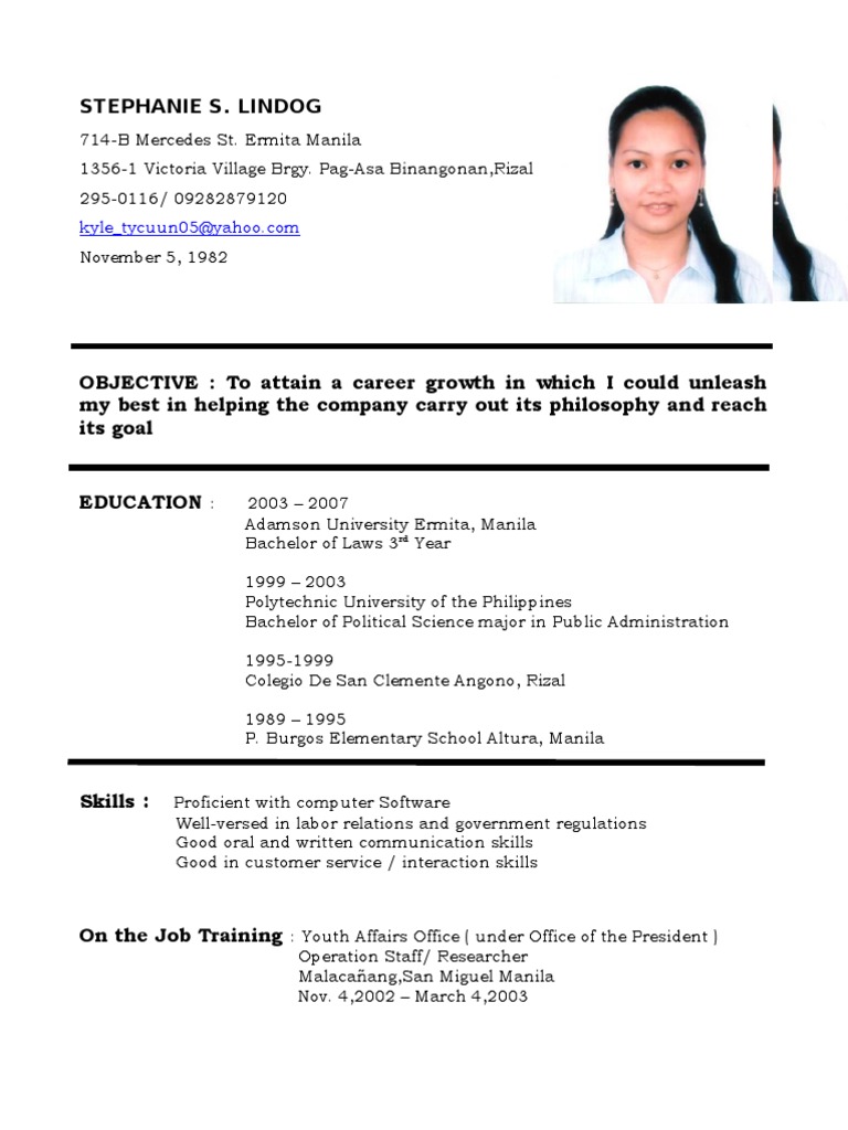 Resume Stephanie | PDF