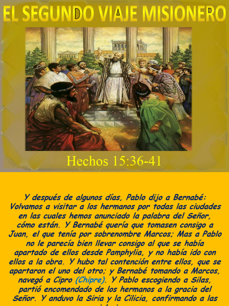 Segundo Viaje de Pablo | PDF | Pablo el apóstol | Bernabé