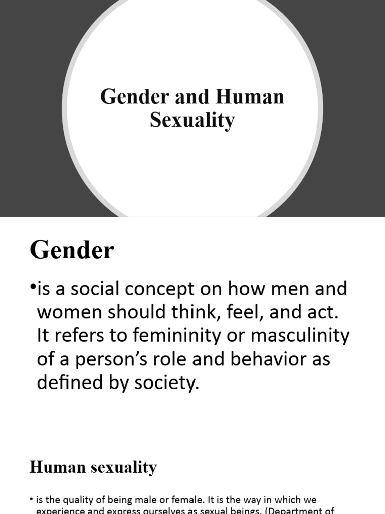 Dimension of Human Sexuality | PDF | Gender Studies | Gender