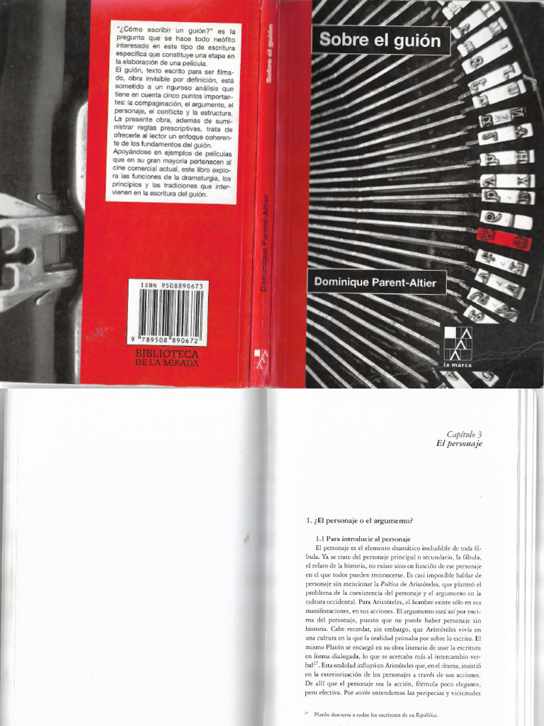 Sobre El Guion, Dominique Parent-Altier. Cap 03 El Personaje | PDF
