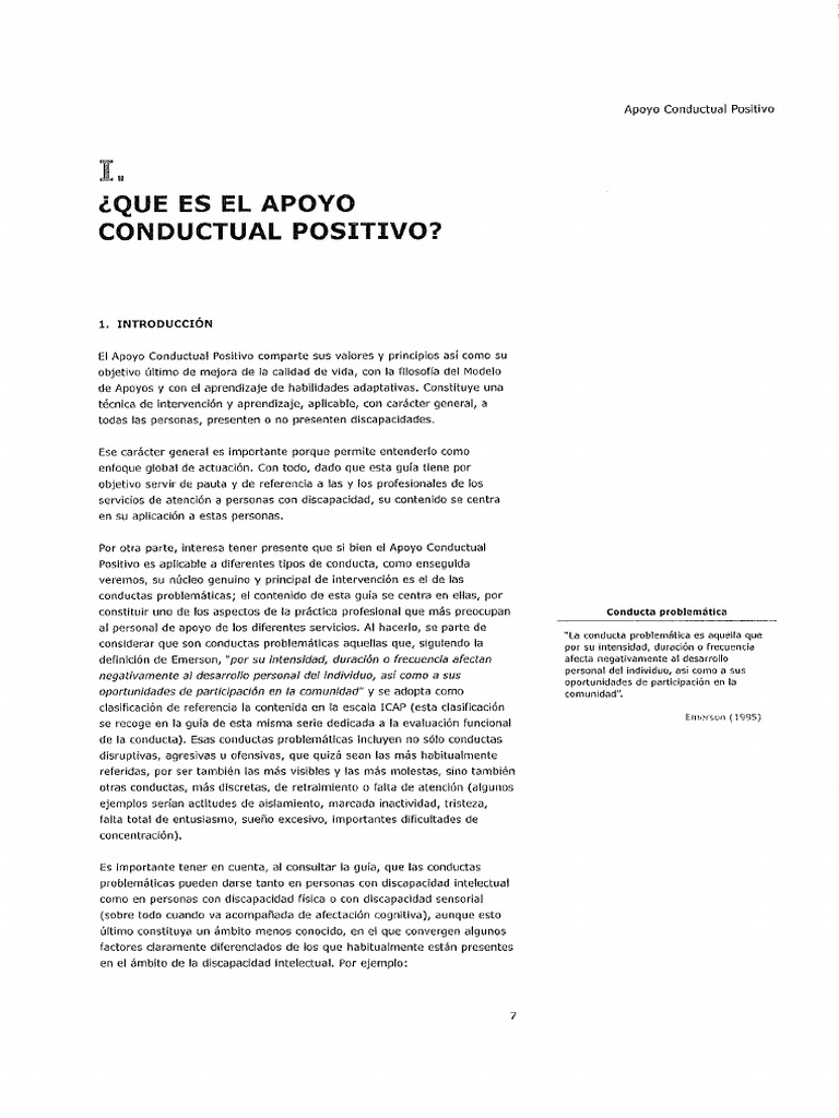 Tema 4. Apoyo Conductual Positivo | PDF Tema 4. Apoyo Conductual Positivo | PDF