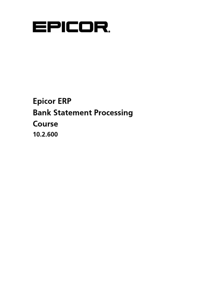 E102 EN Bank Statement Processing | PDF | Databases | Login