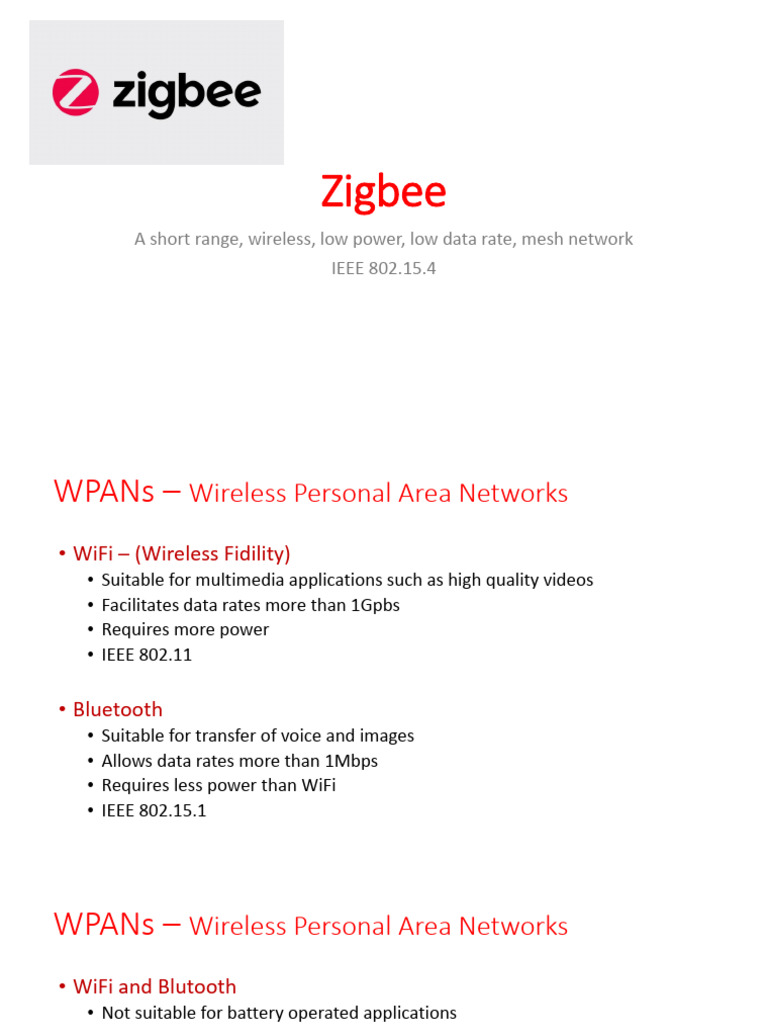 Zigbee | PDF | Wi Fi | Network Topology