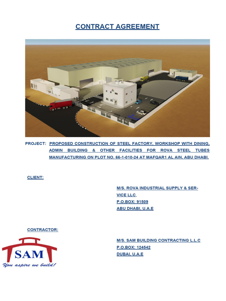 P2124 - Rove Steel - Construction Agreement | PDF | Payments | Value ...