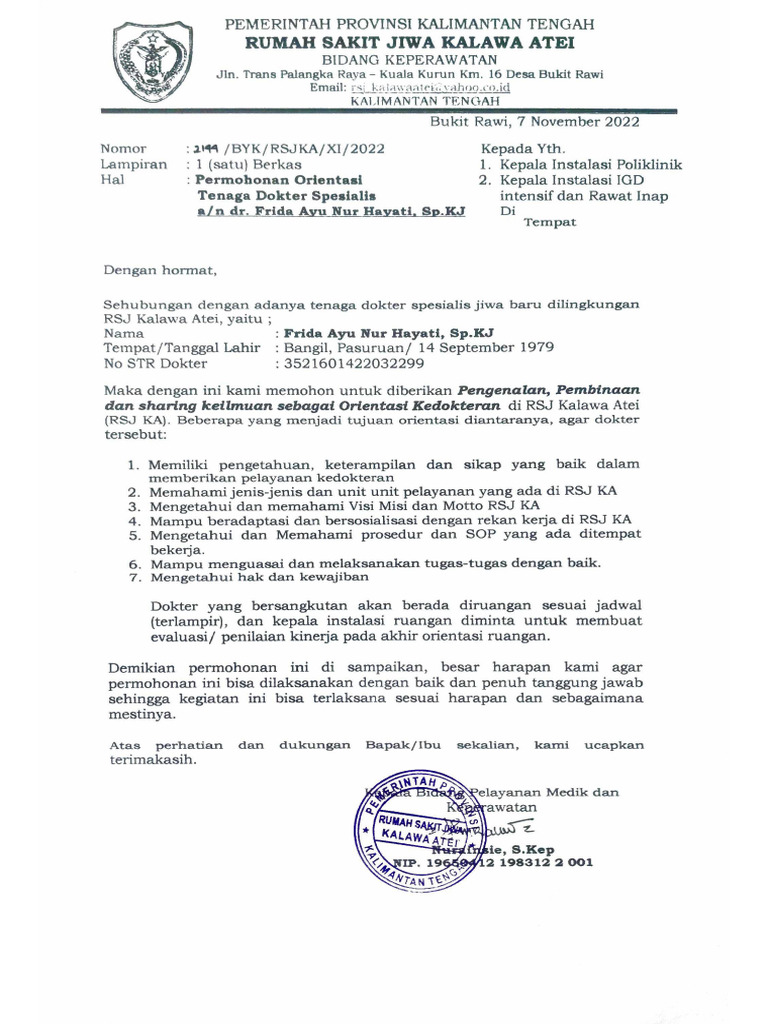 Orientasi Dr. Ayu | PDF